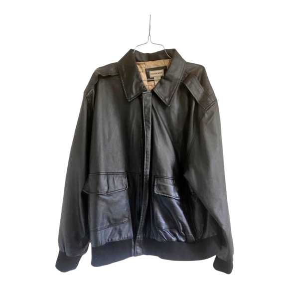 Scandia Woods | Jackets & Coats | Scandia Woods Mens Leather Bomber ...